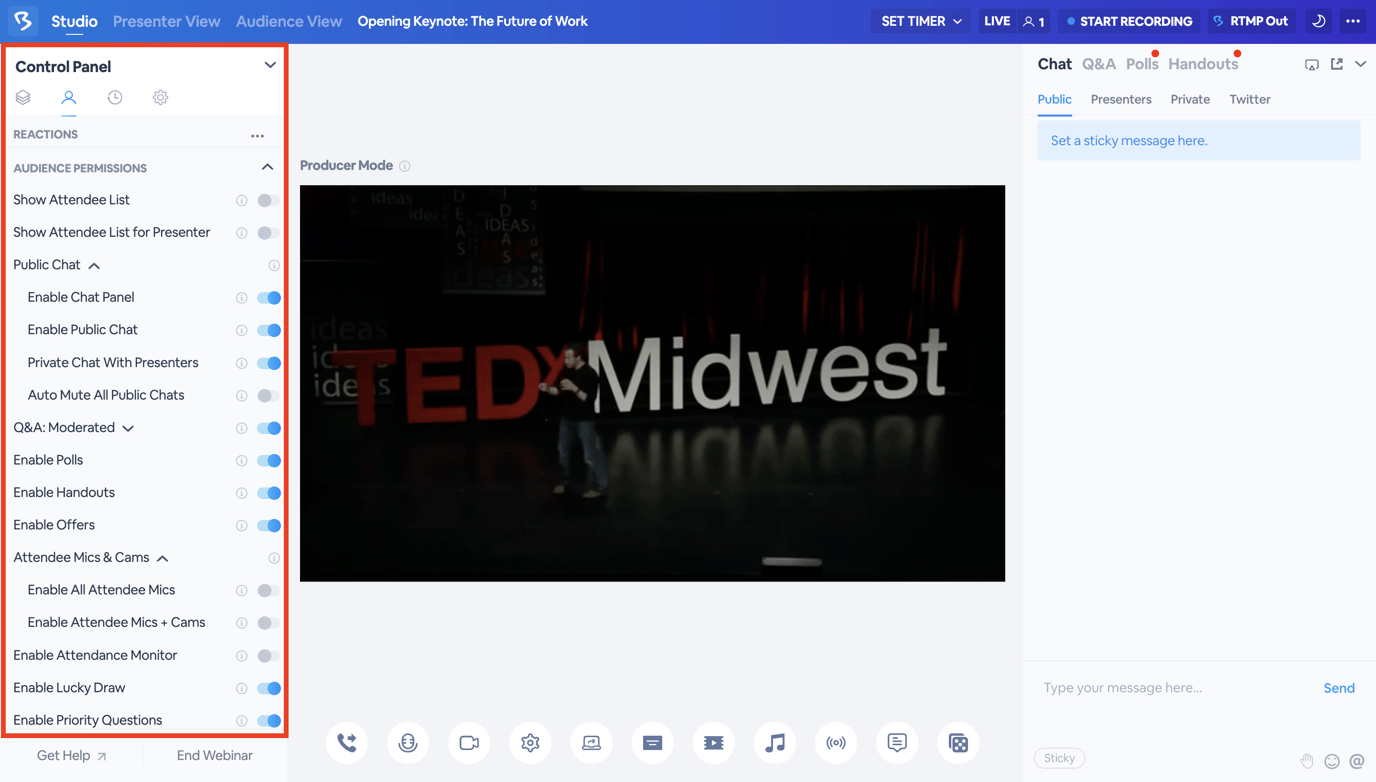 How do I use the Host Control Panel?
