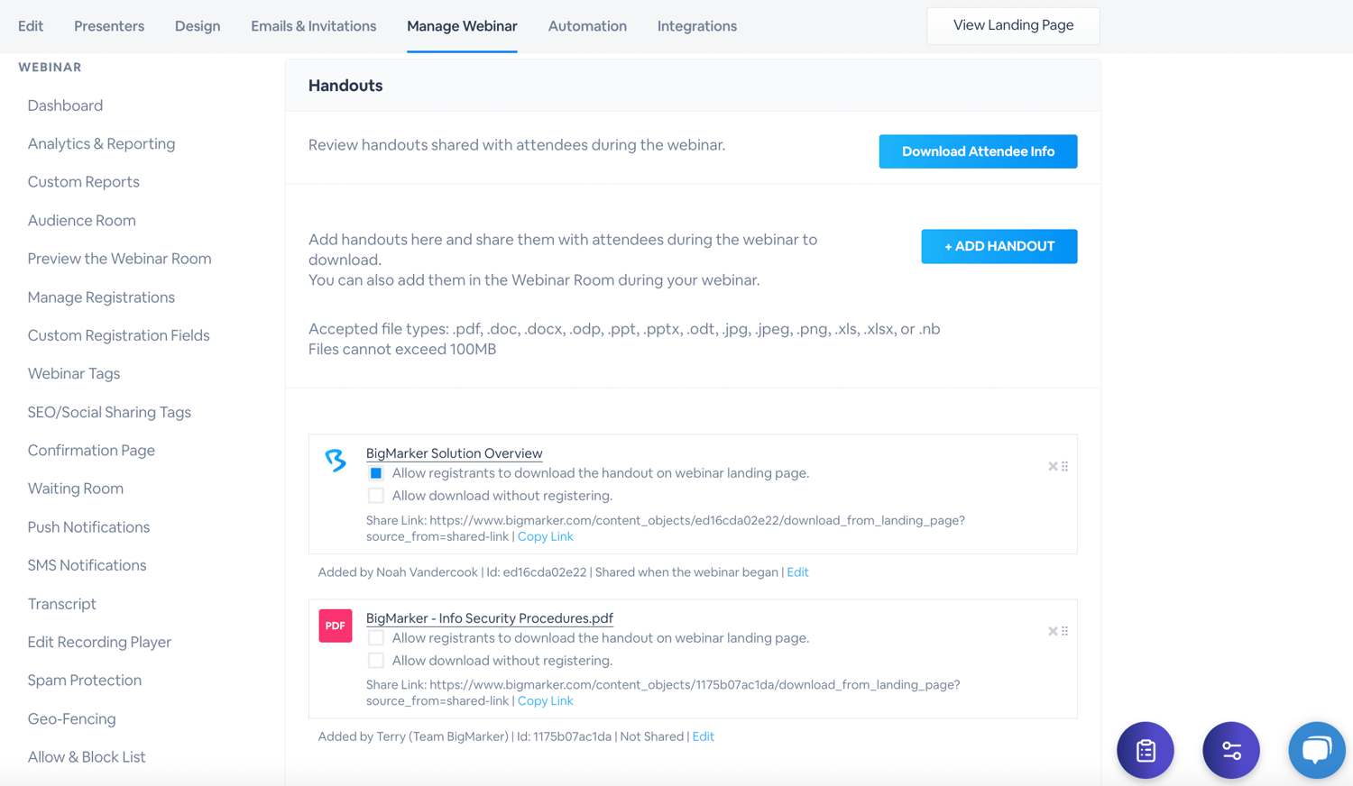 How to Pre-Load Content to Virtual Events and Webinars