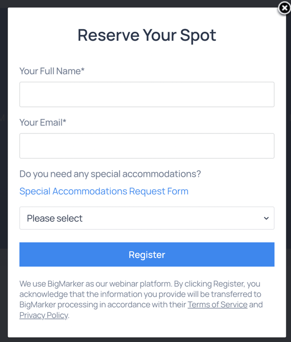 How to Create Custom Registration Fields For Your Webinar or Event