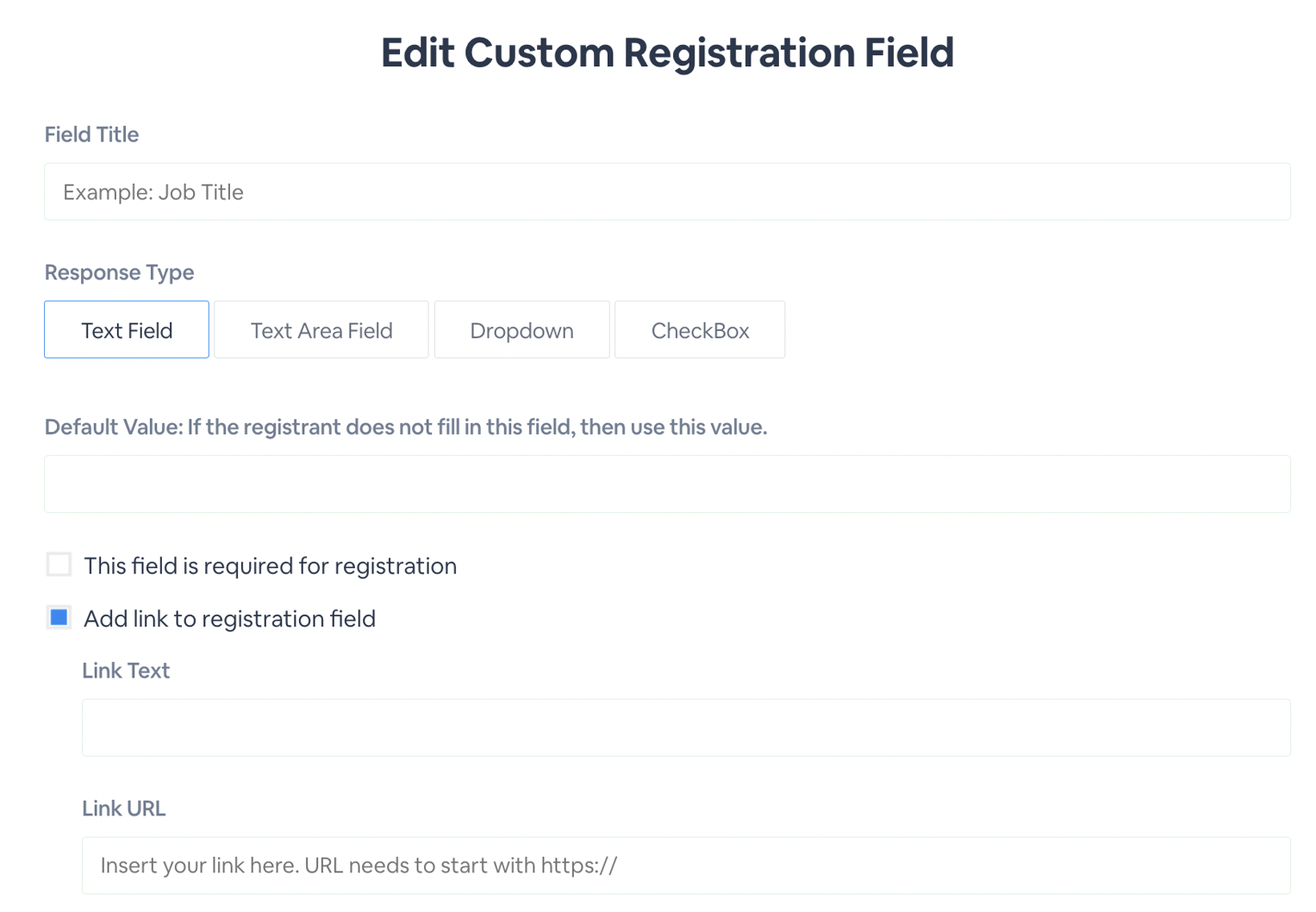 How to Create Custom Registration Fields For Your Webinar or Event