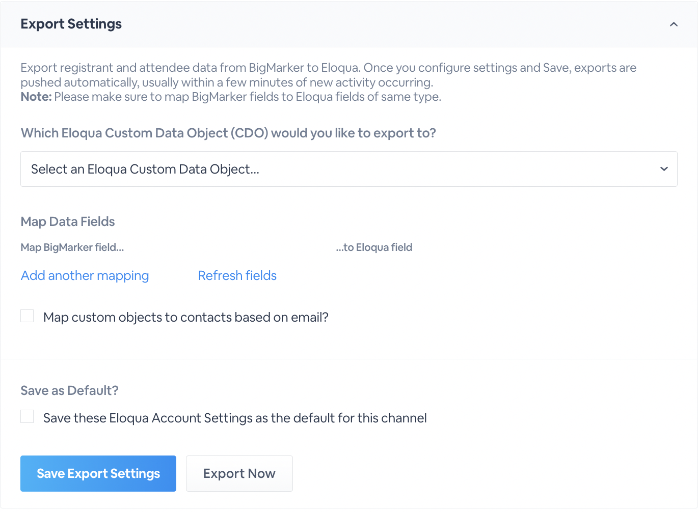 How to Integrate Eloqua with BigMarker