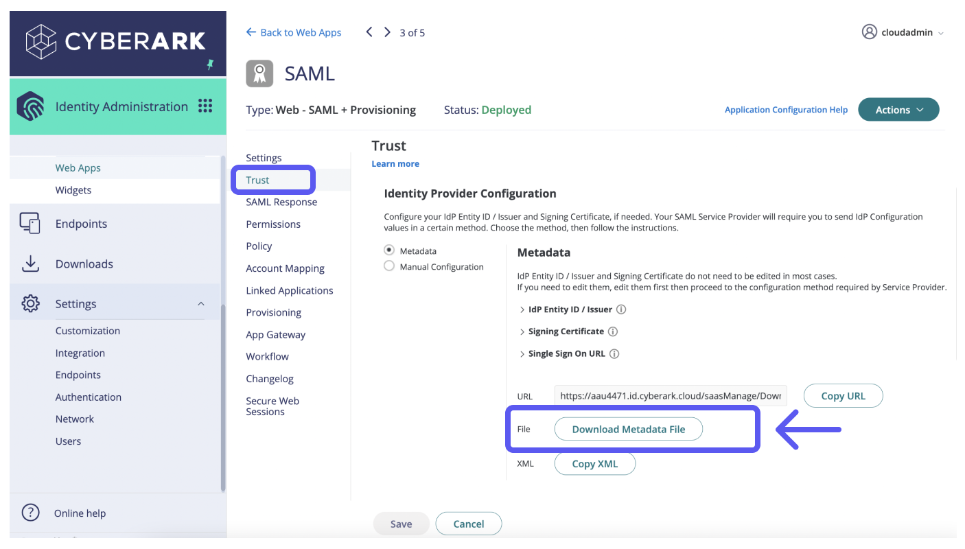 Using CyberArk SSO for your BigMarker Admins
