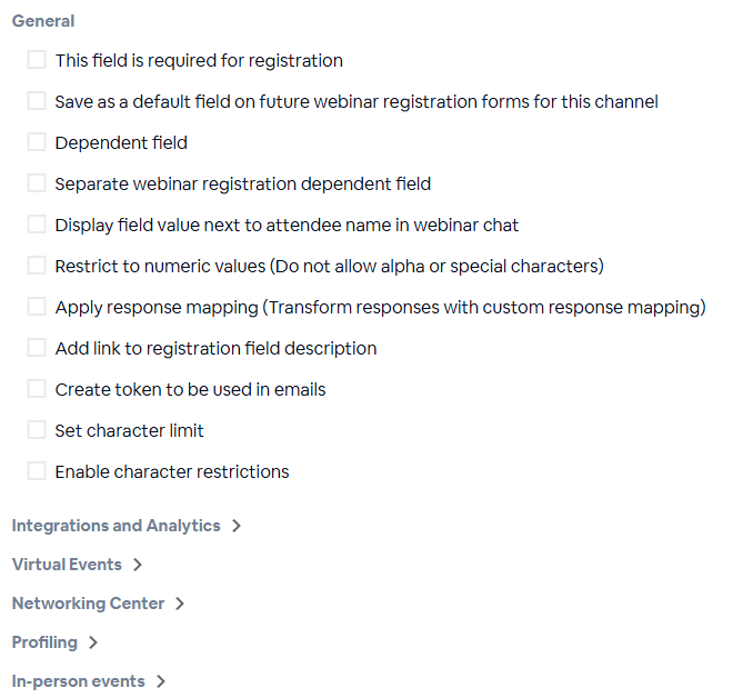How to Create Custom Registration Fields For Your Webinar or Event